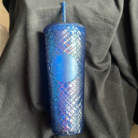 Starbucks | Kitchen | Starbucks Blue Cold Cup | Poshmark